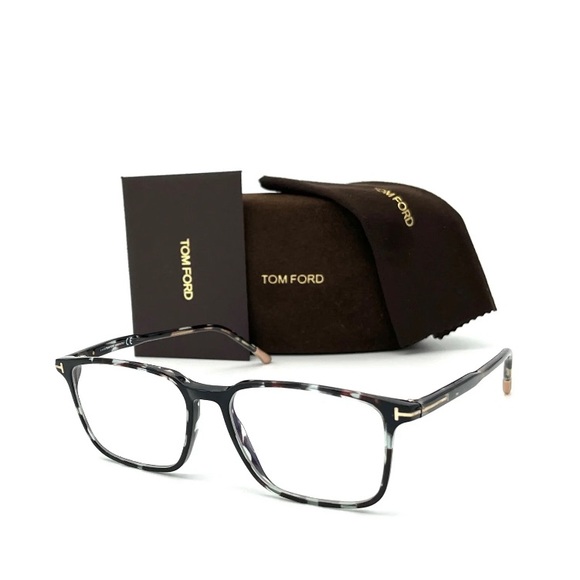 Tom Ford | Accessories | New Tom Ford Ft567b 052 Tortoise Blue Block ...